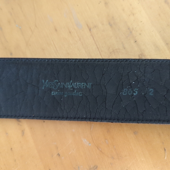 Yves Saint Laurent | Accessories | Vintage Ysl Leather And Suede Belt ...